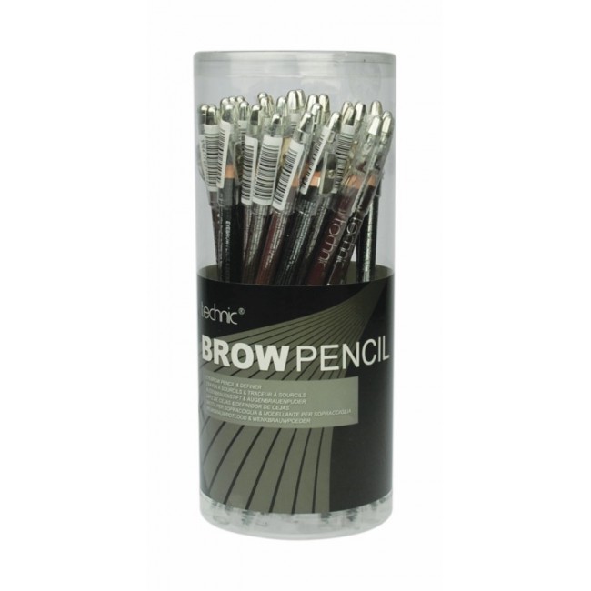 Technic Eyebrow Pencil With Sharpener & Brush 3 Colours (10) - TECHNIC ...